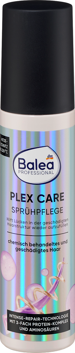 Balea PROFESSIONAL Hajápoló spray Plex Care, kémiailag kezelt és sérült hajra, 150 ml | dm.hu