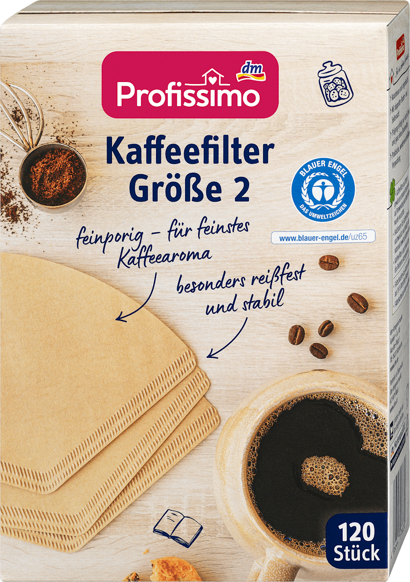 Profissimo Filter za kavo, velikost 2, 120 kos | dm.si