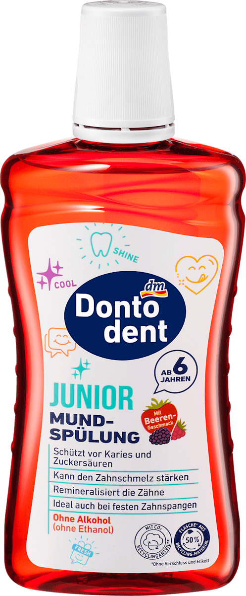 Dontodent Вода за уста Junior, 6+г, 500 ml | dm България