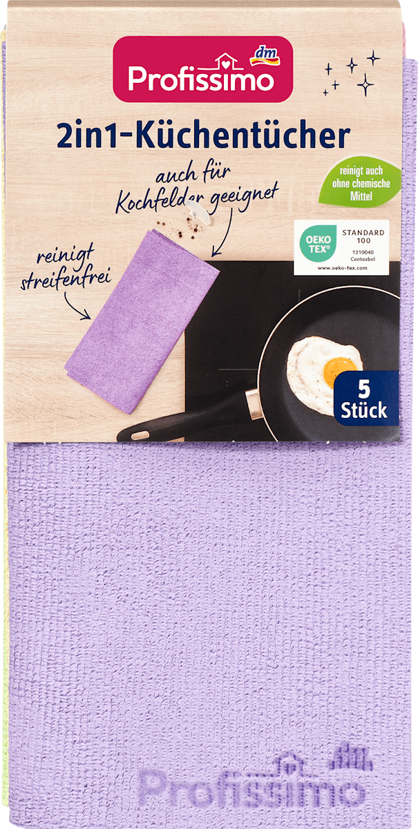 Profissimo 2in1 kuhinjska krpa za pranje i čišćenje, 5 kom | dm.rs