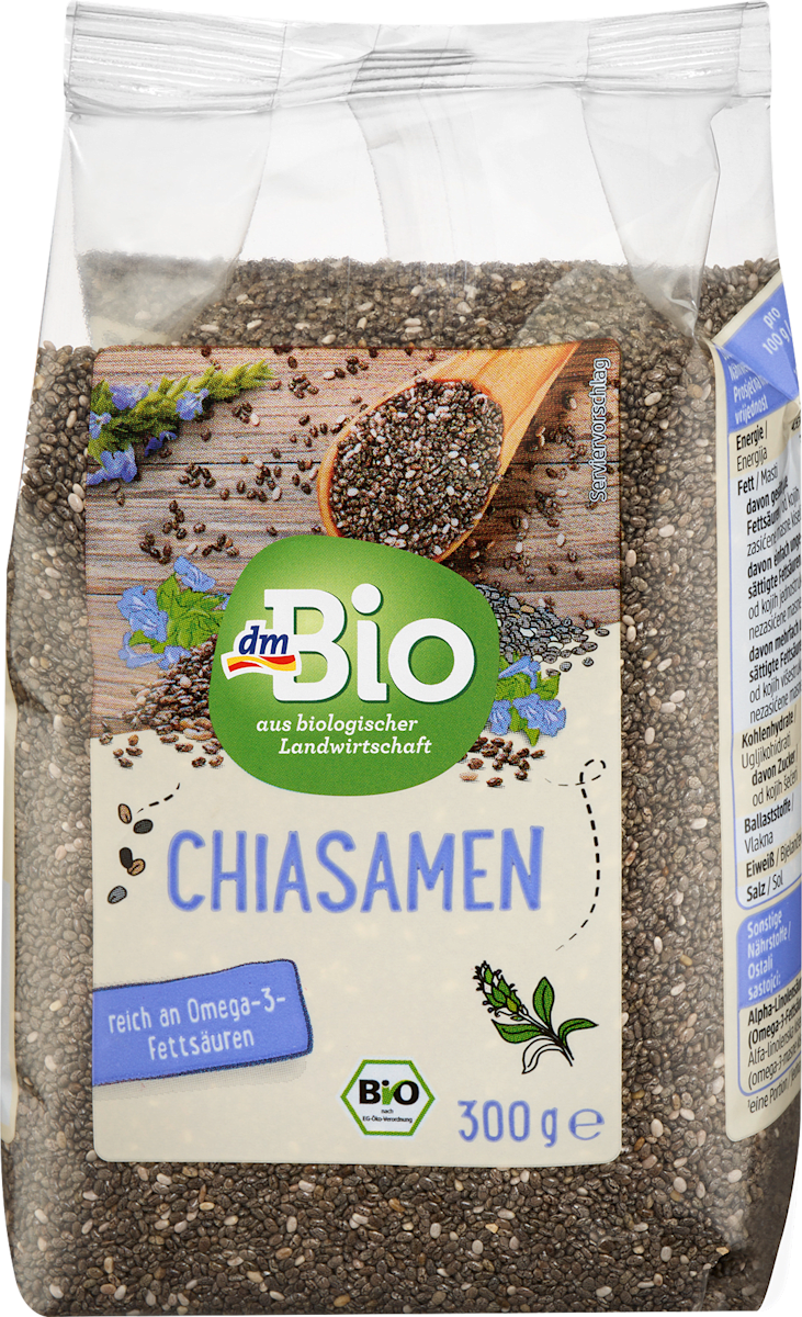 dmBio Bio chia semena, 300 g | dm.si