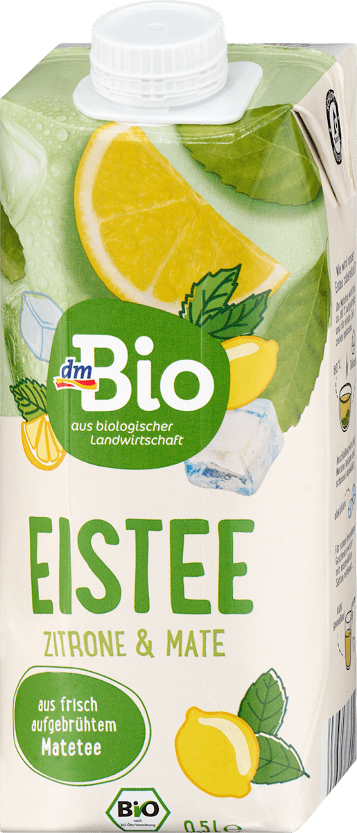 dmBio Eistee Zitrone & Mate, 500 ml | dm.at