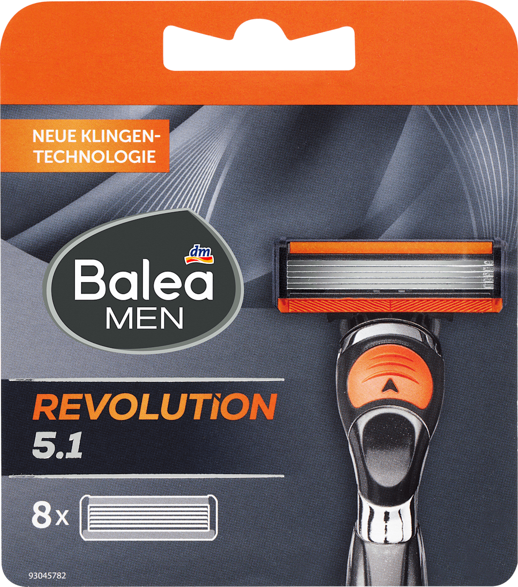 Balea MEN Testine di ricambio per rasoio Revolution 5.1, 8 pz | dm Italia