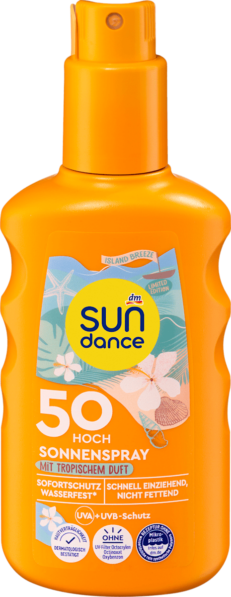 SUNDANCE Sonnenspray Tropischer Duft LSF50, 200 ml | dm.at