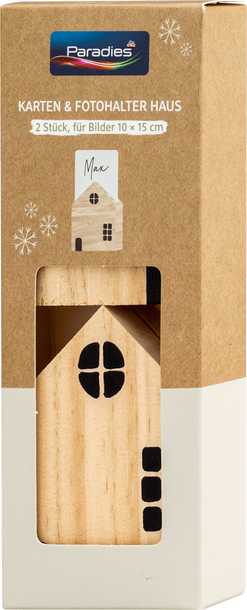 Paradies Karten & Fotohalter Haus, 2 St | dm.at