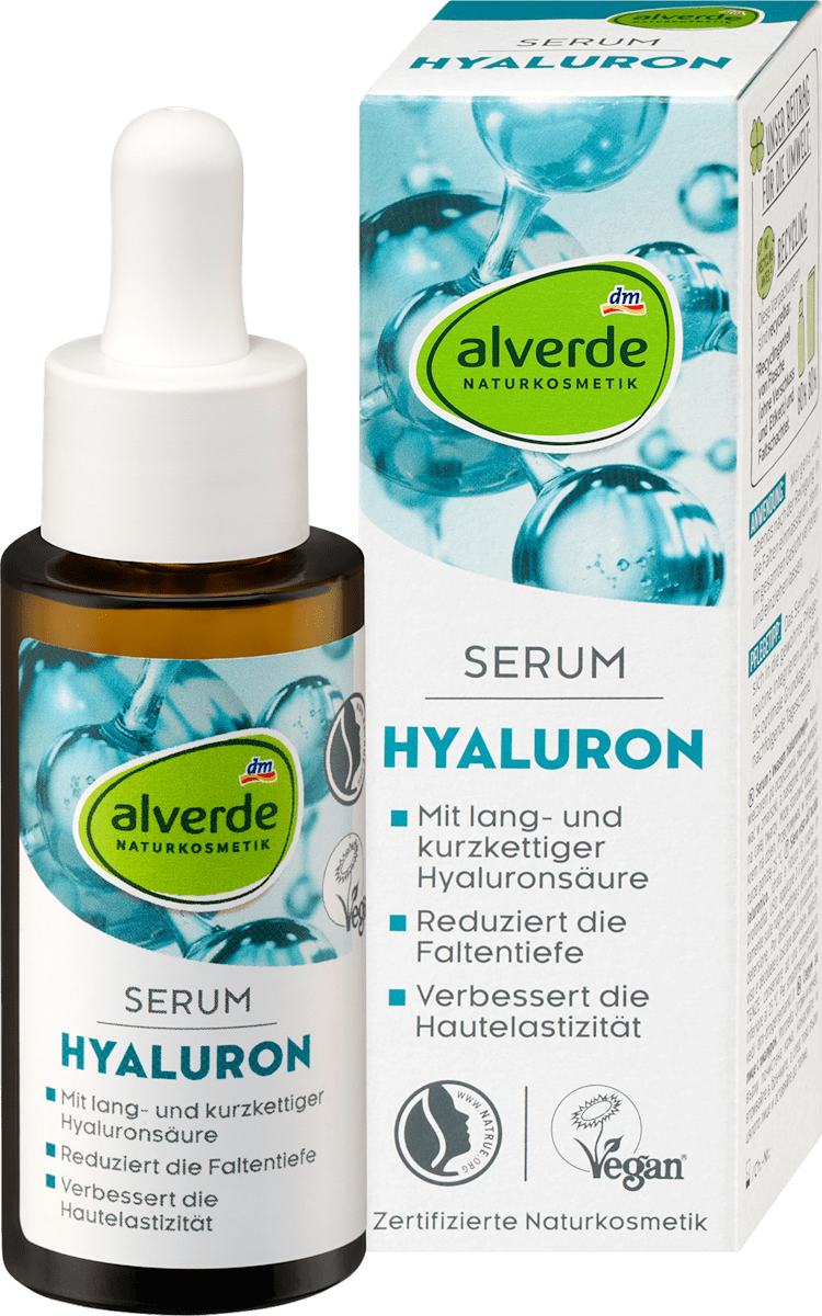 alverde NATURKOSMETIK Arcszérum hialuronnal, 30 ml | dm.hu