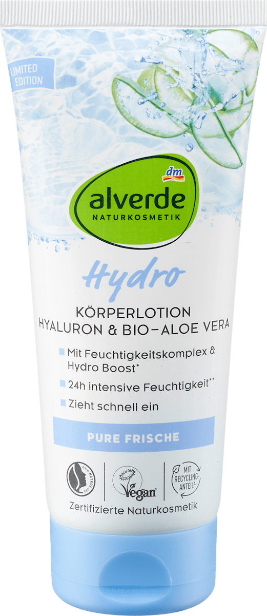 alverde NATURKOSMETIK Bodylotion Hydro, 200 ml | dm.at