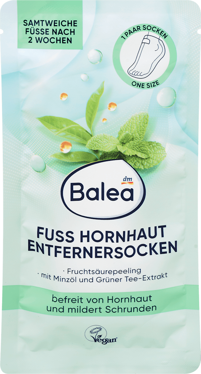 Balea Fuß Hornhaut Entferner Socken (1 Paar), 1 St | dm.at