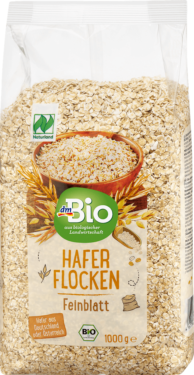 dmBio Fulgi de ovăz, 1 Kg | dm.ro