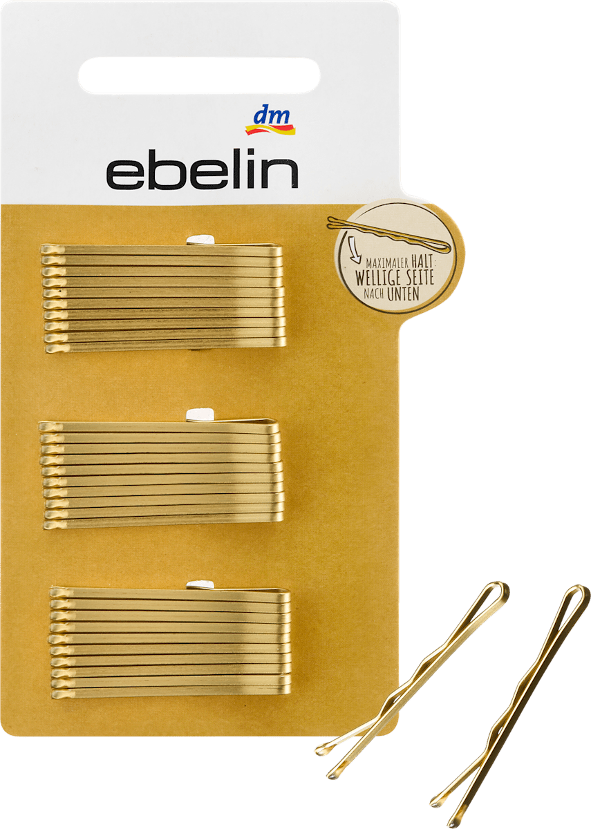 ebelin Haarschieber kurz Gold-Optik, 30 St dauerhaft günstig online ...