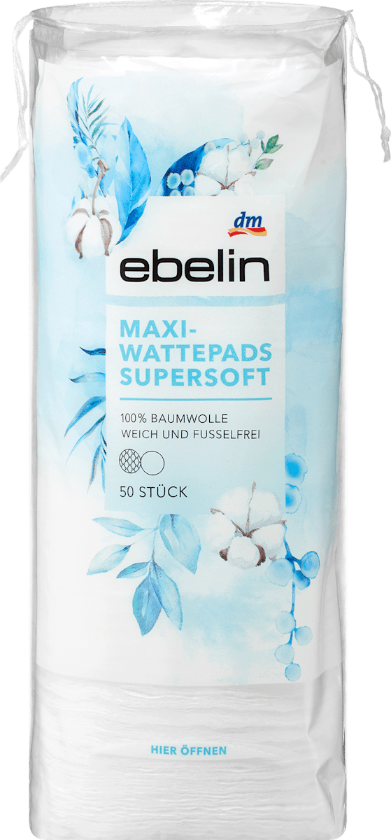 ebelin Wattepads Maxi supersoft, 50 St dauerhaft günstig online kaufen | dm.de