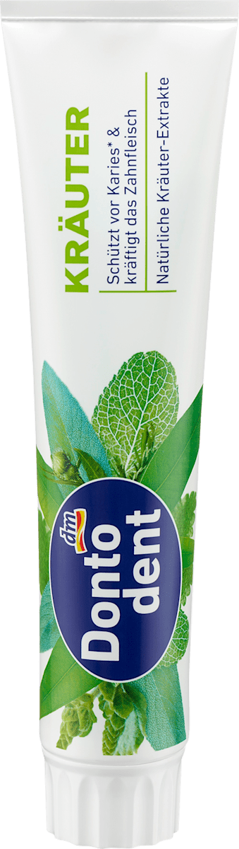 Dontodent Zahnpasta Kräuter, 125 ml dauerhaft günstig online kaufen | dm.de