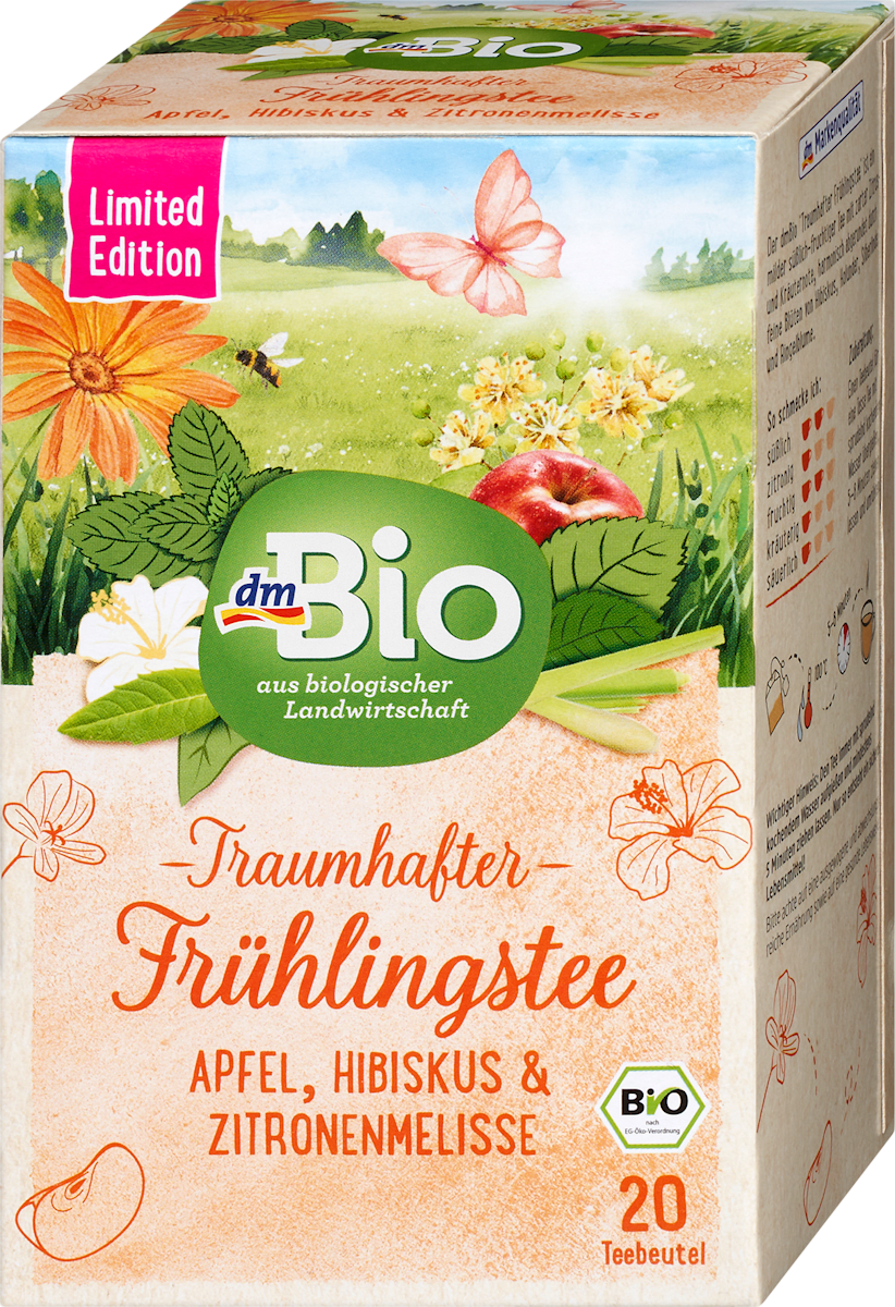 dmBio Proljetni voćni čaj 20x2g, 40 g | dm Bosna i Hercegovina