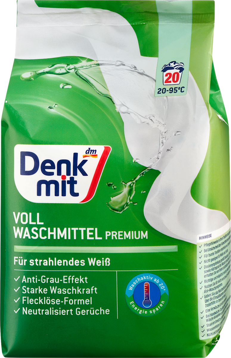 Denkmit Deterdžent za pranje veša, 20 pranja, 1,35 kg | dm Bosna i ...