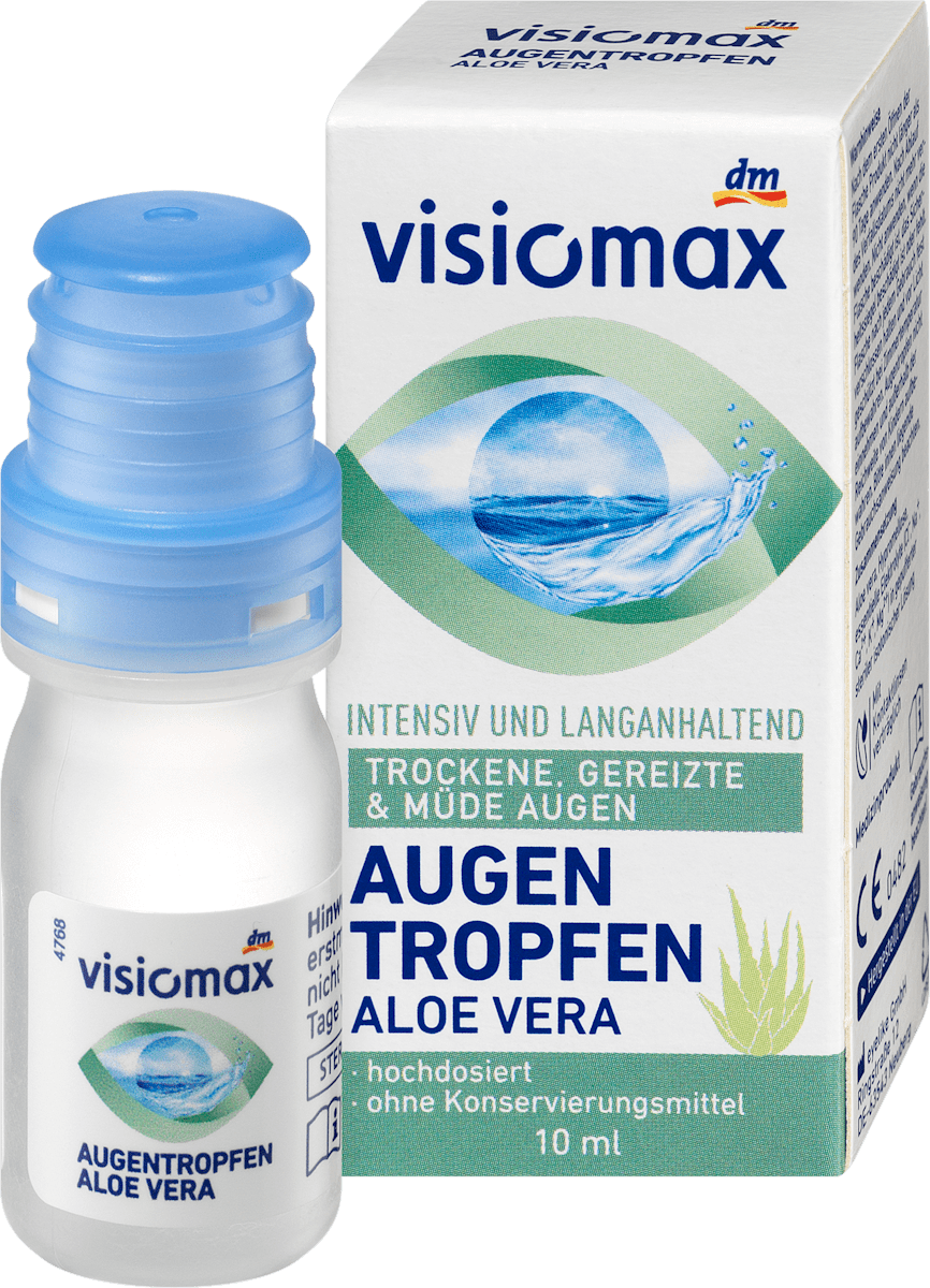 VISIOMAX Augentropfen Aloe Vera, ohne Konservierungsmittel, 10 ml ...