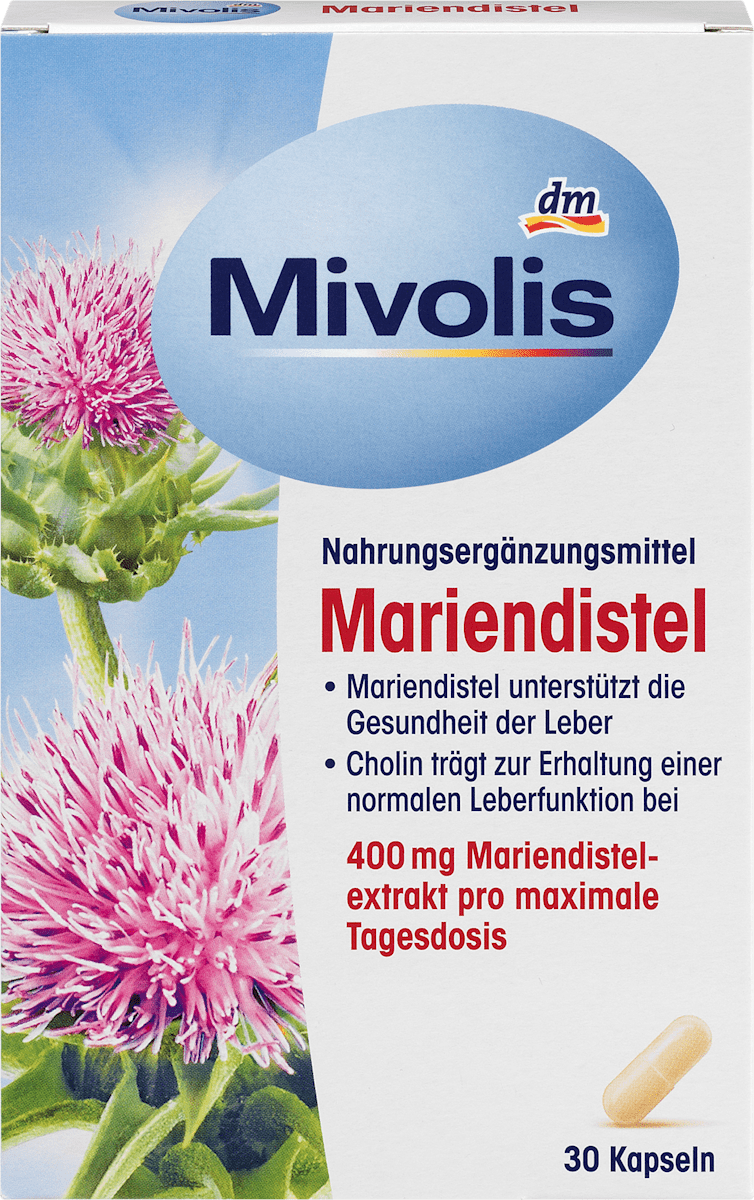 Mivolis Mariendistel Kapseln 30 St, 16 g dauerhaft günstig online ...