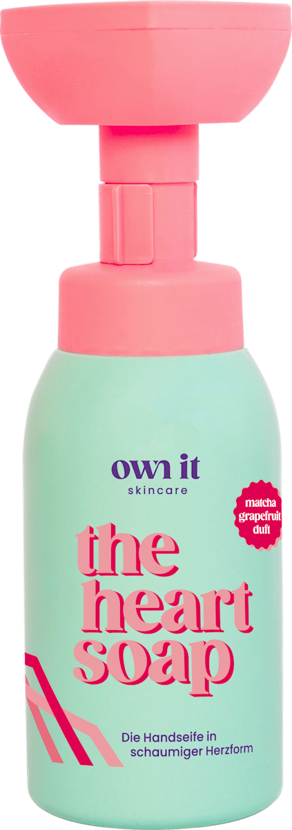 own it skincare Schaumhandseife the heart soap, 200 ml dauerhaft ...
