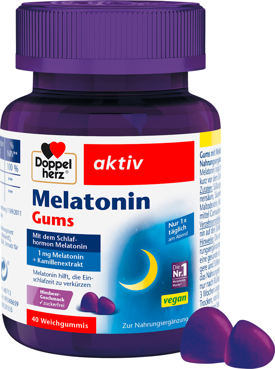 Doppelherz Melatonin Weichgummis 40 St, 120 g dauerhaft günstig online ...