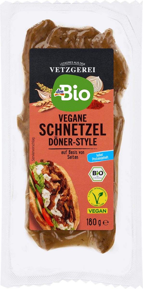 dmBio bio veganské seitanové nudličky Döner-Style, 180 g | dm.cz