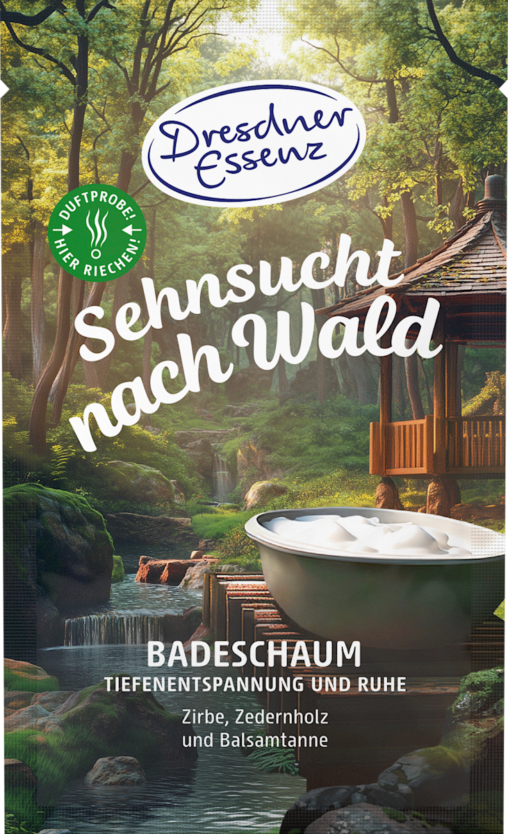 Dresdner Essenz Schaumbad Sehnsucht nach Wald, 60 g dauerhaft günstig online kaufen | dm.de