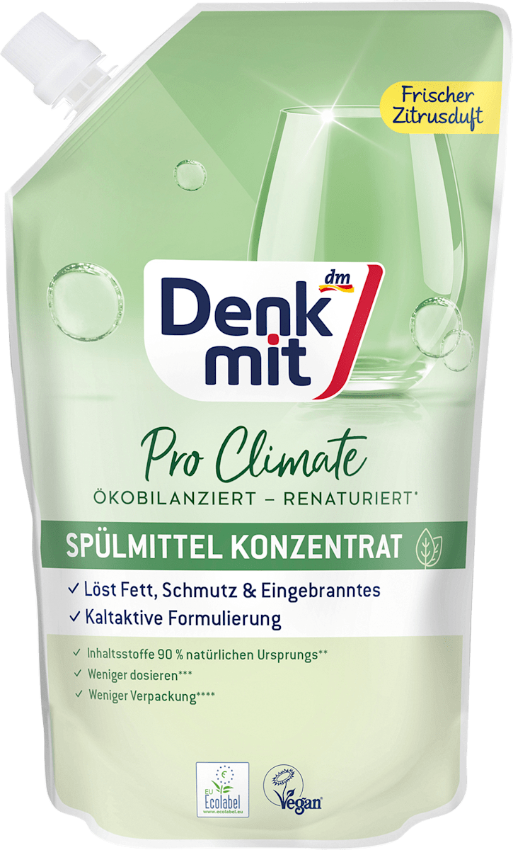 Denkmit Spülmittel nature Pro Climate Nachfüllpack, 500 ml | dm.at