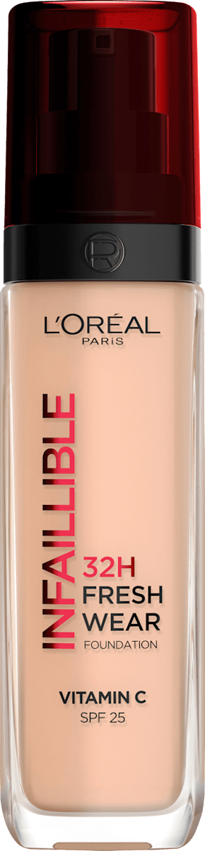L'ORÉAL PARiS Foundation Infaillible Fresh Wear 145 Beige Rosé, 30 ml ...