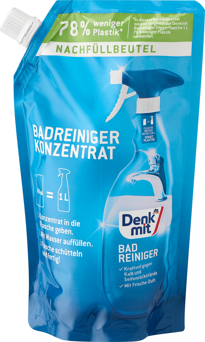 Denkmit Badreiniger Konzentrat Nachfüllpack, 500 ml | dm.at