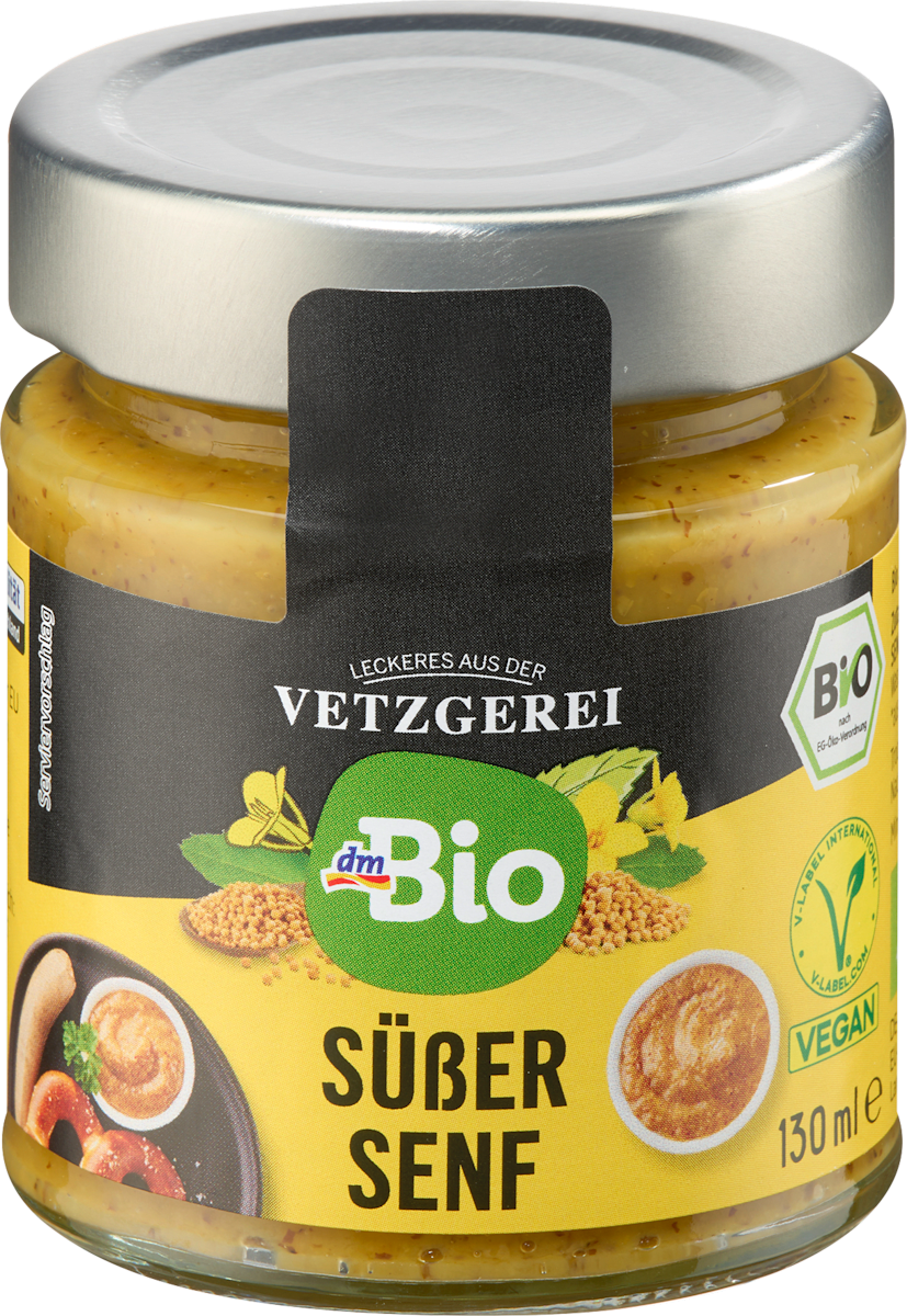 dmBio Veganer Süßer Senf, 130 ml dauerhaft günstig online kaufen | dm.de