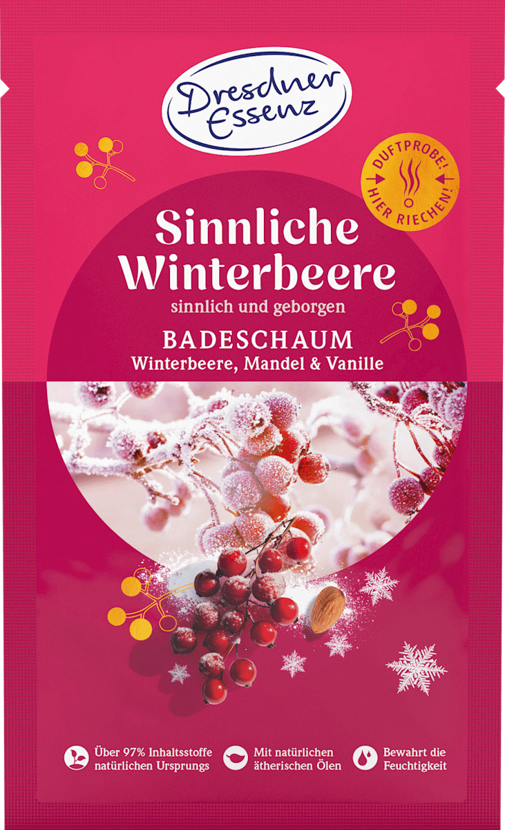 Dresdner Essenz Schaumbad Sinnliche Winterbeere, 60 g dauerhaft günstig ...