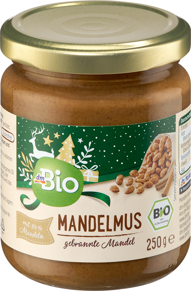 dmBio Mandelmus, gebrannt, 250 g dauerhaft günstig online kaufen | dm.de