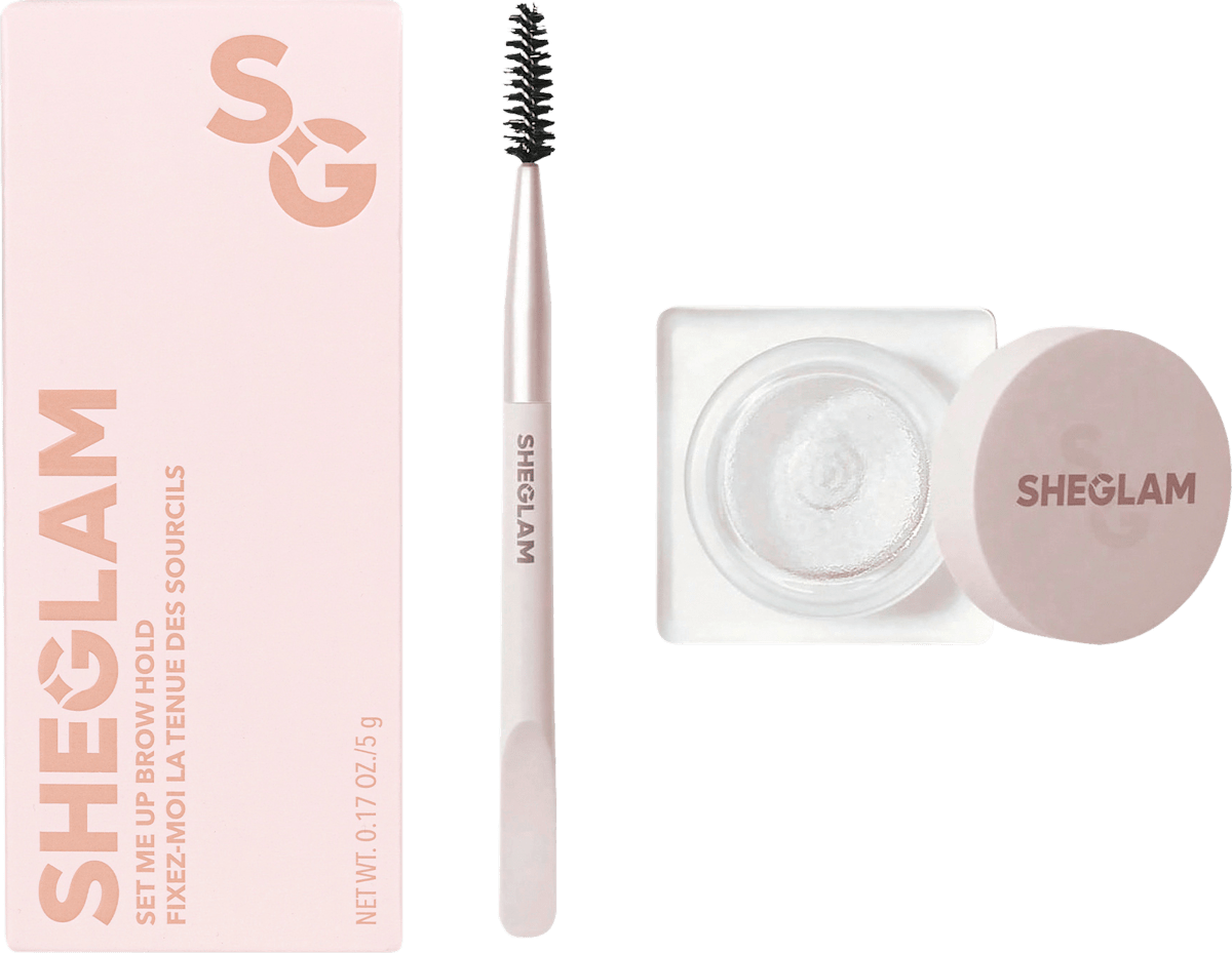 SHEGLAM Augenbrauengel Set Me Up Brow Hold Crystal Clear, 5 g dauerhaft ...