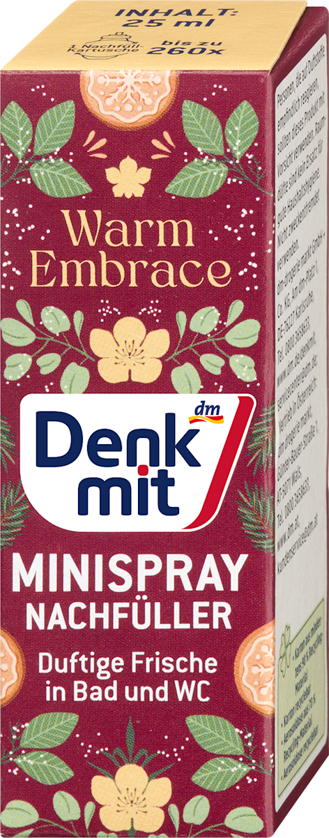 Denkmit Mini-Spray Warm Embrace Nachfüllkartusche, 25 ml | dm.at