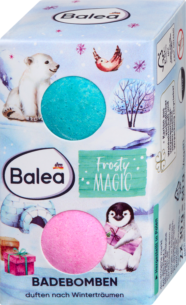 Balea Šumivá prísada do kúpeľa Frosty Magic, 2 ks | mojadm.sk