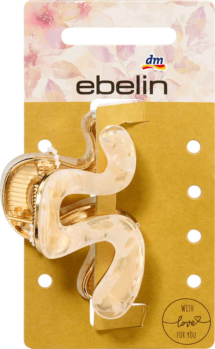 ebelin Haarklammer Wellenform, Gold- & Perlmutt-Optik, 1 St dauerhaft ...