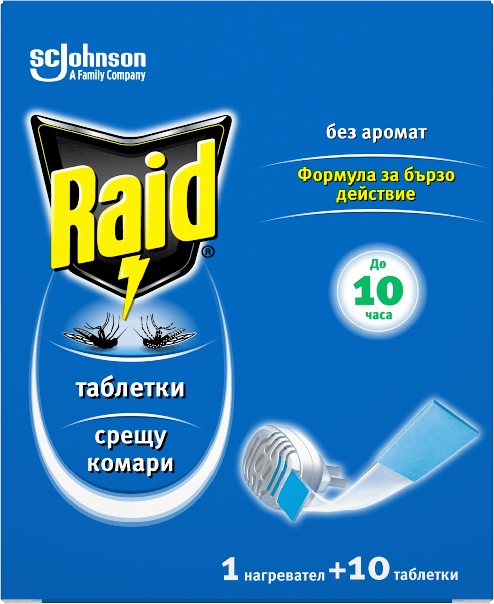 Raid Електрически изпарител с таблетки, 1 бр. | dm България