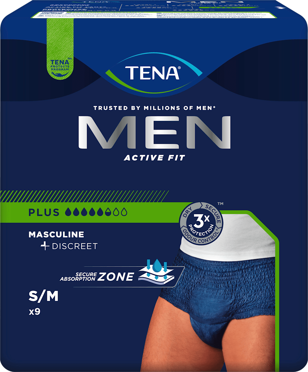TENA Pants Inkontinenz Men Active Fit Plus Gr. M, 9 St | dm.at
