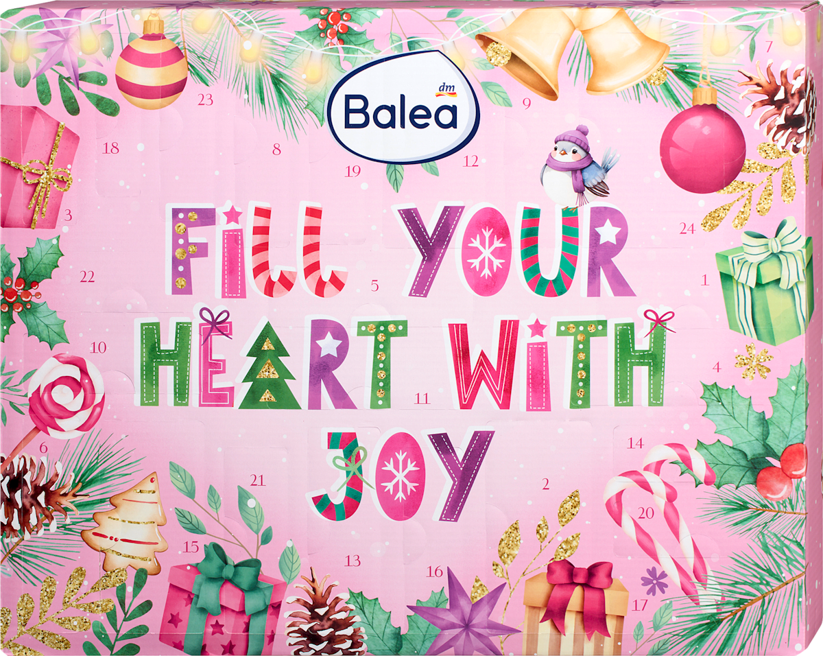 Balea Calendario dell'Avvento 2025 Fill Your Heart With Joy, 1 pz | dm ...