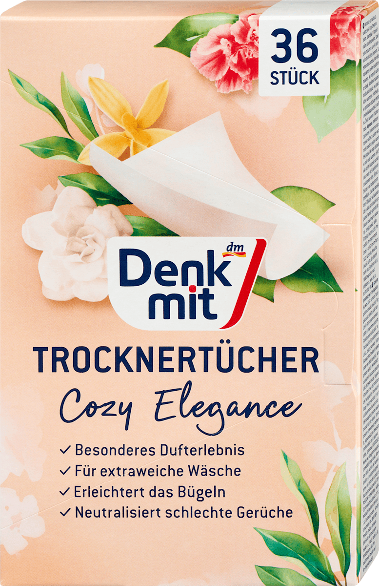 Denkmit ubrousky do sušičky Cosy Elegance, 36 ks | dm.cz