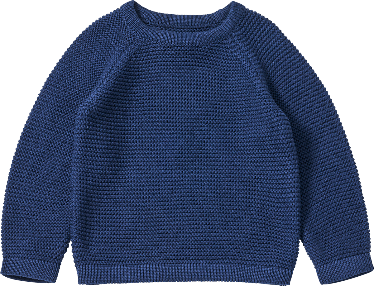 ALANA Pullover aus Strick mit Raglan-Ärmeln, blau, Gr. 110, 1 St ...