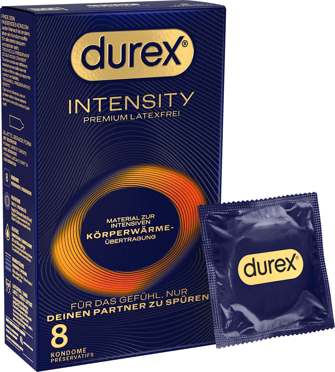 Durex Kondome Intensity, Breite 56mm, 8 St dauerhaft günstig online ...