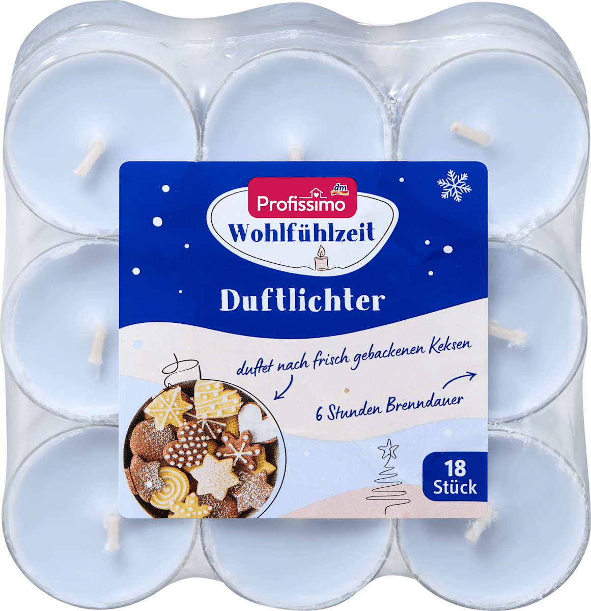 Profissimo Duftlichter Wohlfühlzeit, 18 St dauerhaft günstig online kaufen | dm.de