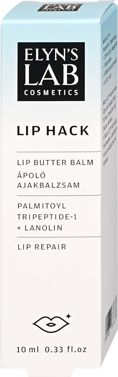 Elyn's Lab Ajakbalzsam Lip Hack peptiddel és vanília illattal, 10 ml ...