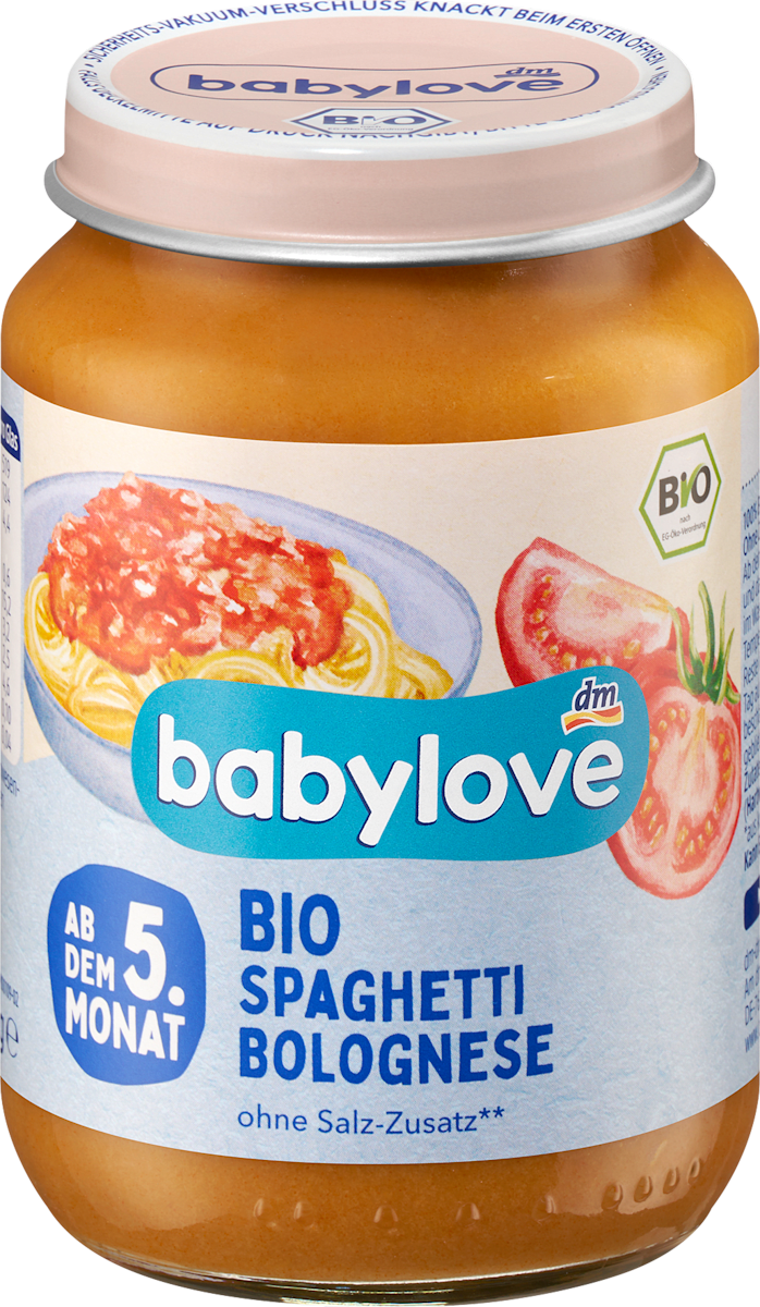 babylove Omogeneizzato spaghetti alla bolognese, 190 g | dm Italia