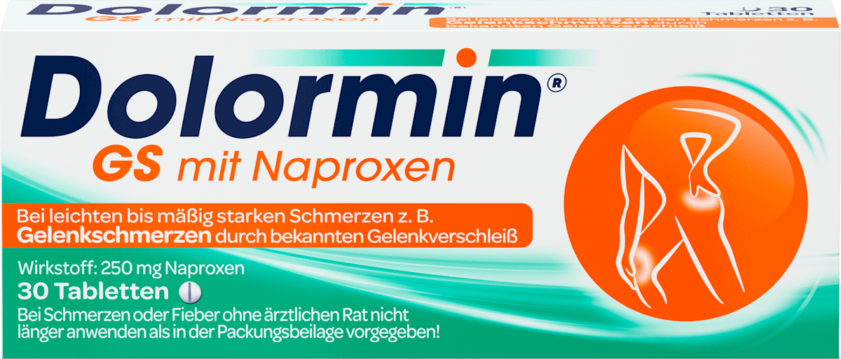 Dolormin Dolormin GS mit Naproxen 250 mg Tabletten, 30 St dauerhaft ...