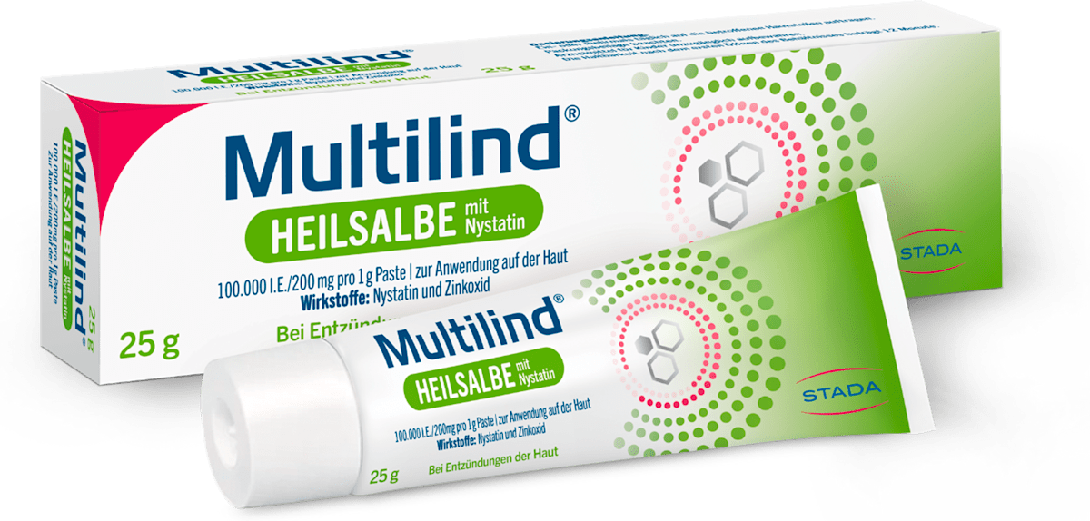 STADA Multilind Heilsalbe mit Nystatin 100 000 I.E./200 mg pro 1 g ...