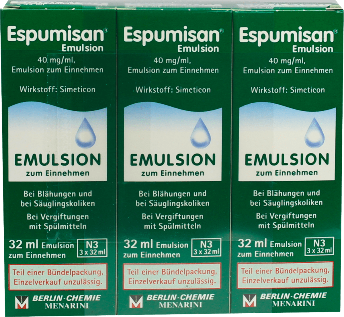 Espumisan Espumisan Emulsion 40mg/ml Simeticon, 96 ml dauerhaft günstig ...
