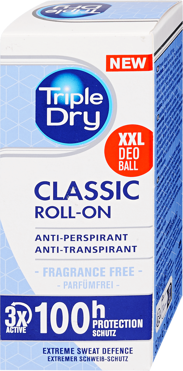 TRIPLE DRY Izzadásgátló deo roll-on Classic, 50 ml | dm.hu