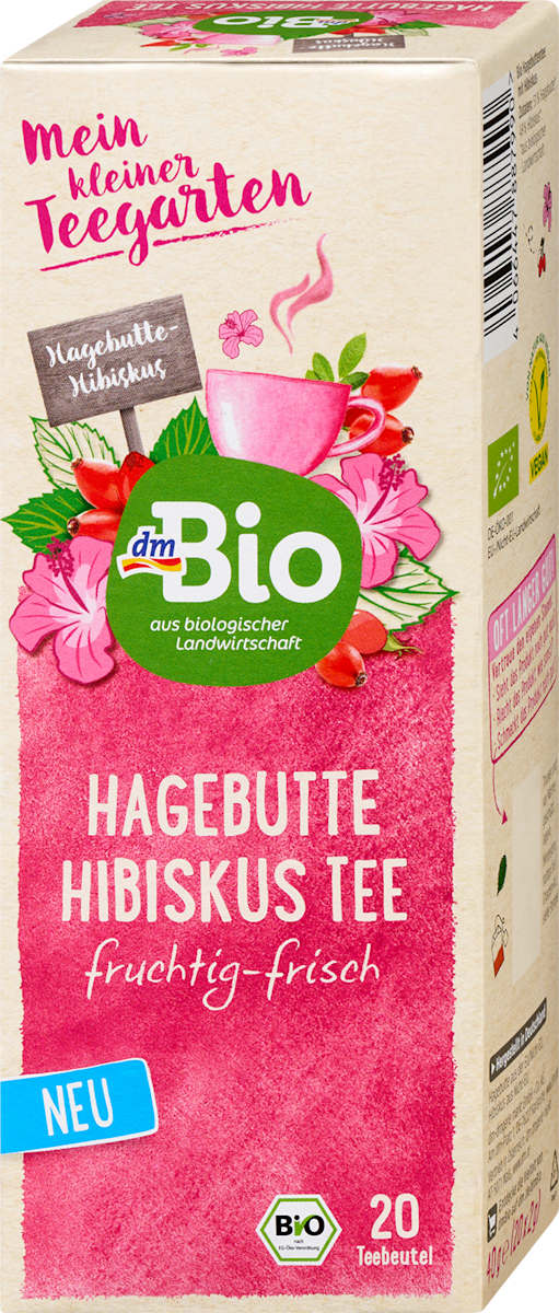 dmBio Čaj od šipka i hibiskusa, 40 g | dm.hr
