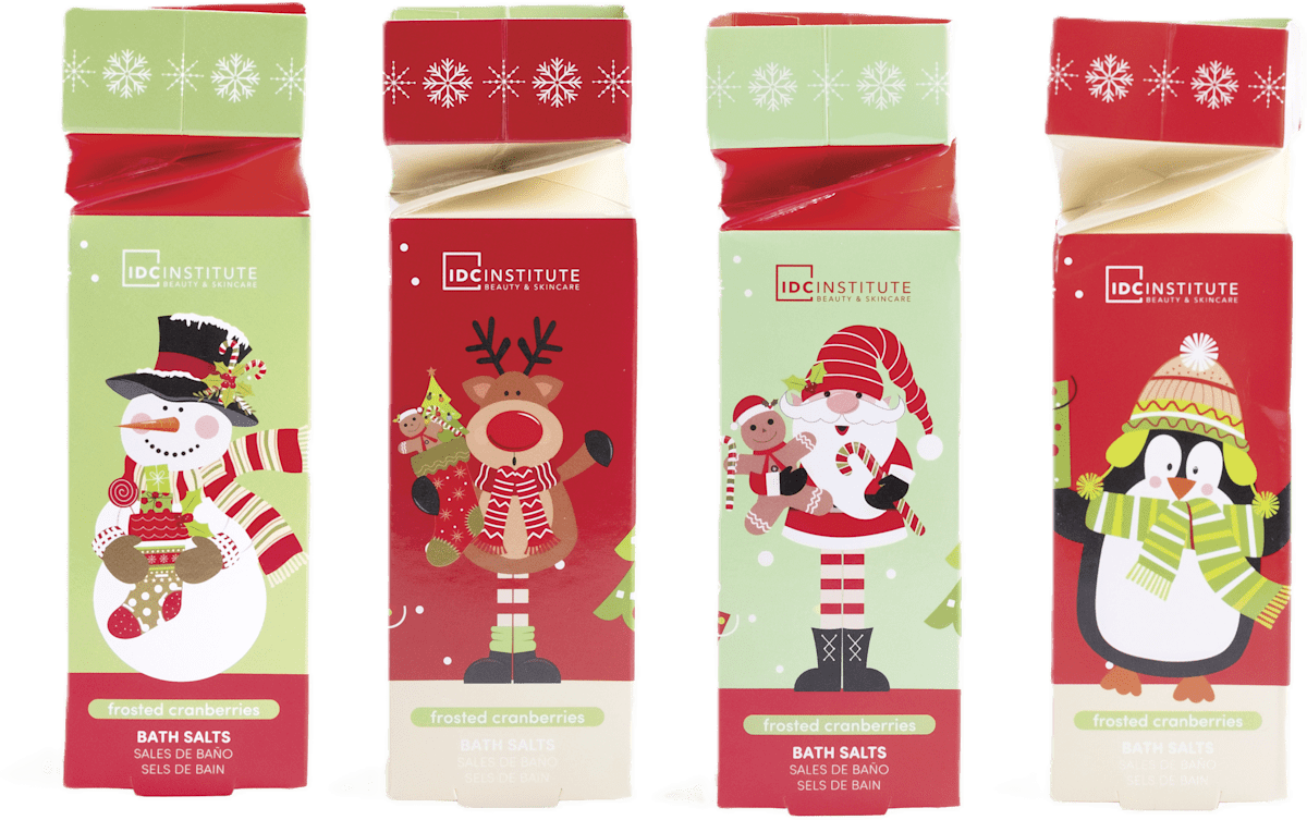 IDC INSTITUTE Poklon-paket sol za kupanje Christmas, više vrsta, 200 g ...