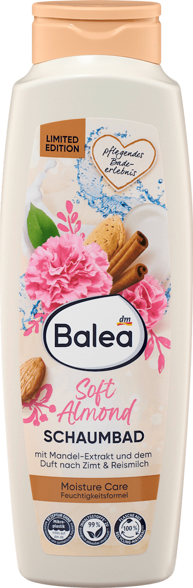 Balea pěna do koupele Soft Almond, 750 ml | dm.cz
